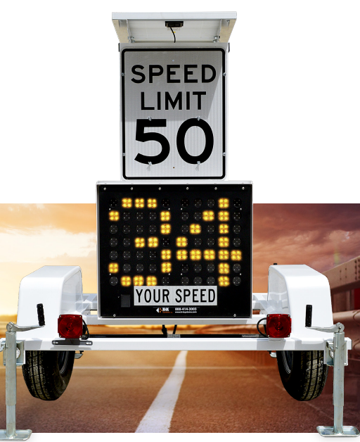 Solar Power Compact Trailer Mounted Radar Speed Monitor — Mission Bay ...