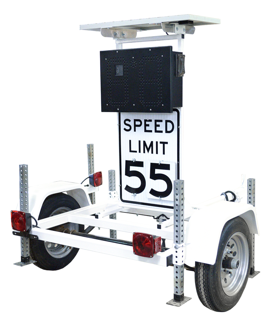 Solar Power Folding Trailer Mounted Radar Speed Monitor — Mission Bay ...